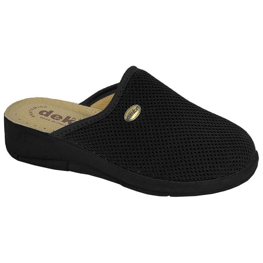 Black Mesh Mule – G Grace & Son